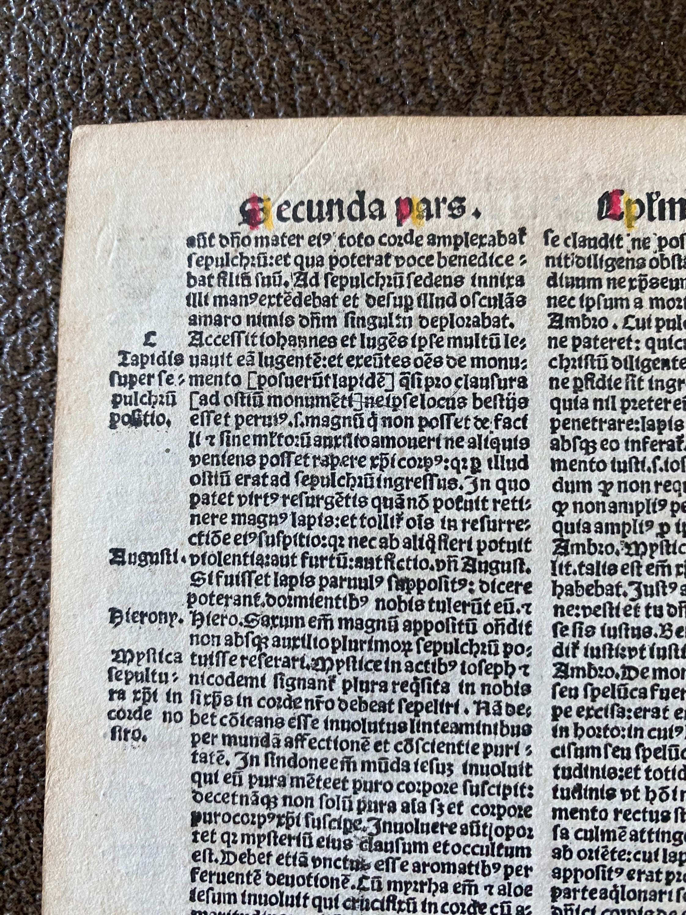 1400s 1500s Antique Book Leaf Life of Christ Vita Christi in - Etsy