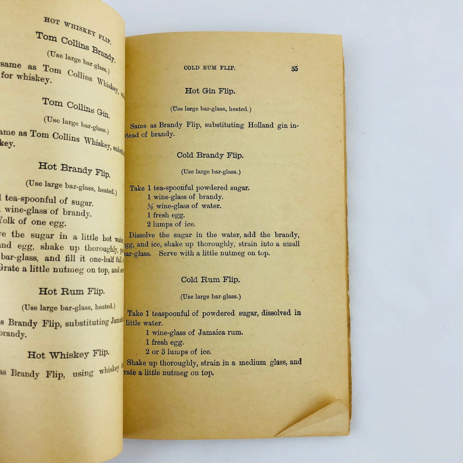 Antique 1800s Cocktail Book Jerry Thomas' Bar-tenders Guide or How to ...