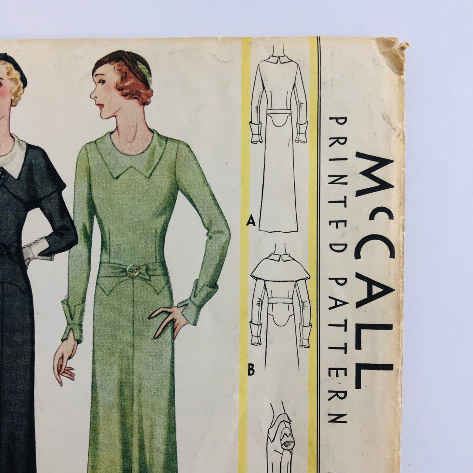 NOS 1920s Cape Dress Sewing Pattern Vintage Art Deco Factory - Etsy