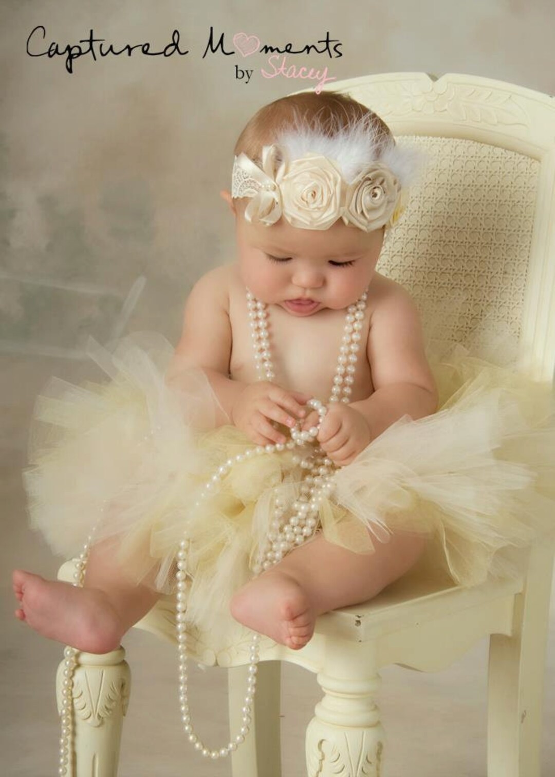 Heavenly Angel Tutu, Newborn Tutu, Baby Tutu, Tutus for Children, Ivory ...