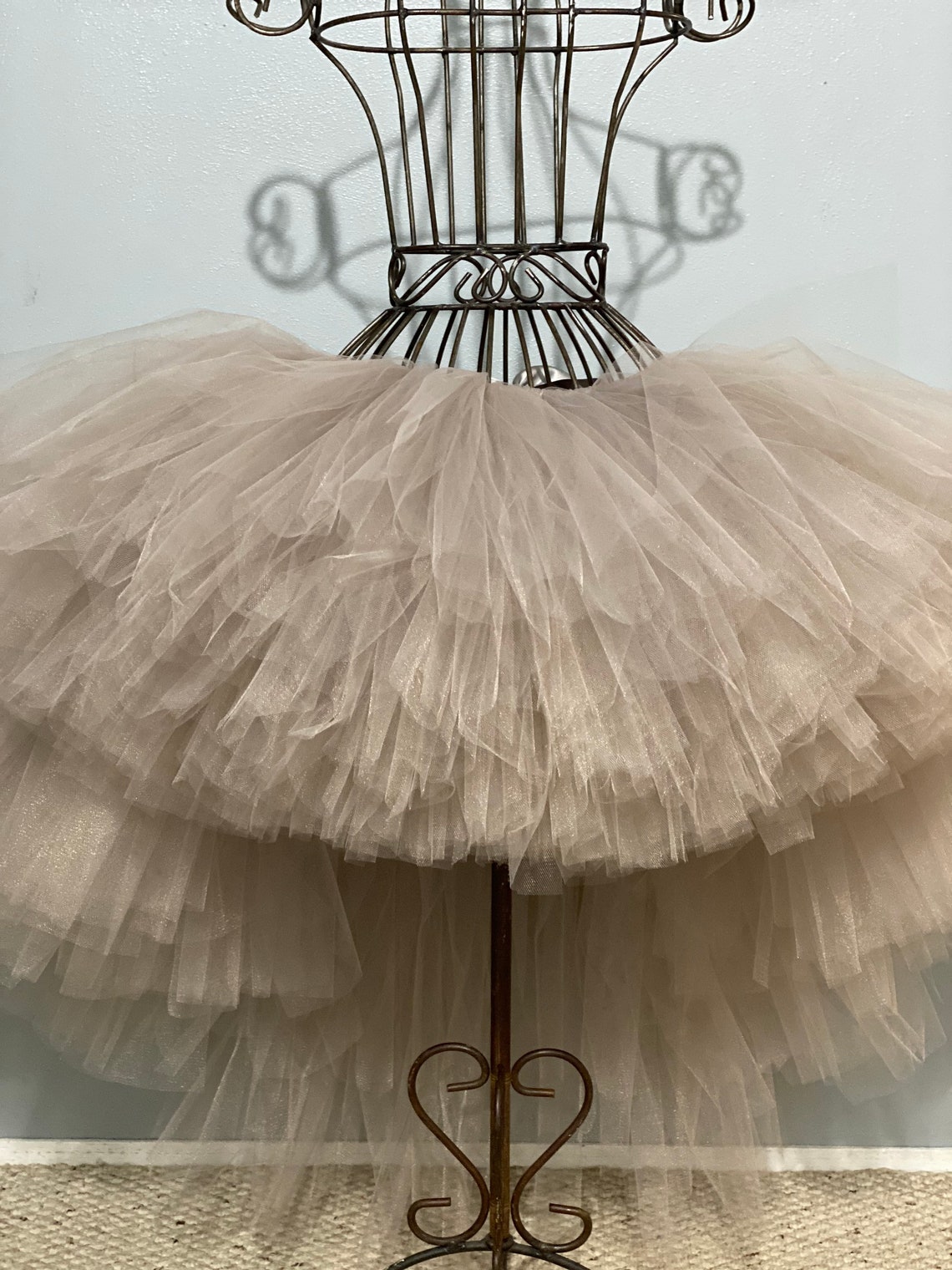 Silver Hi Lo Tutu, Bachelorette Tutus, Bridal Party Tutus, Bride to Be ...