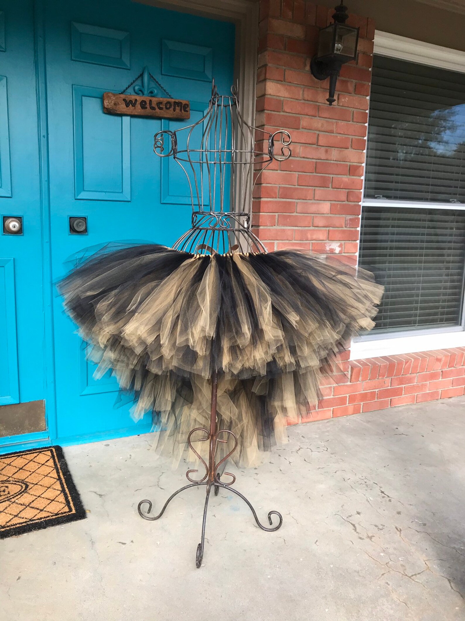 Black and Old Gold Hi Lo Tutu Hi-lo Adult Tutus Custom Made | Etsy