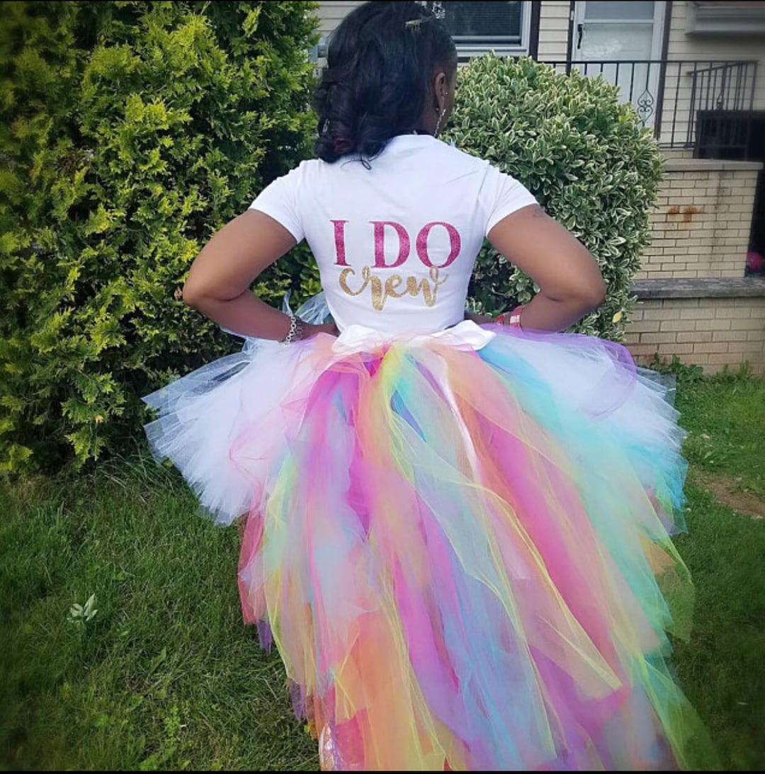 Bridal Hi Lo Tutu, Bachelorette Tutus, Bridal Party Tutus, Bride to Be ...