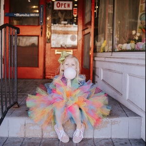 Breezy Tutu, Bright Multi Colored Tutu, Newborn Tutu, Baby Tutu, Tutus ...