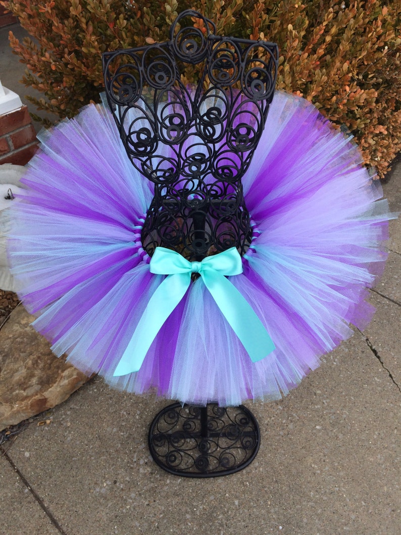 Lavender purple & aqua tutu Newborn Tutu Baby Tutu Tutus | Etsy