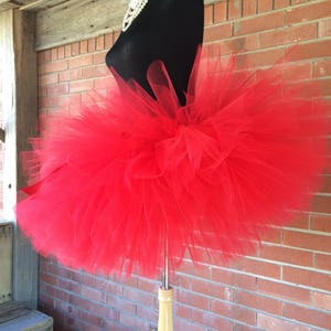 Red Adult Tutu for Waist up to 35" to 45" Great for Halloween ...