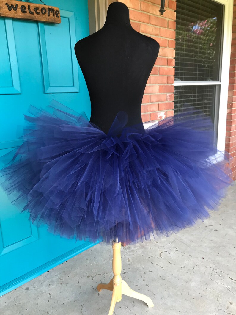 Solid Navy Adult Tutu for waist up to 34 1/2 great for | Etsy
