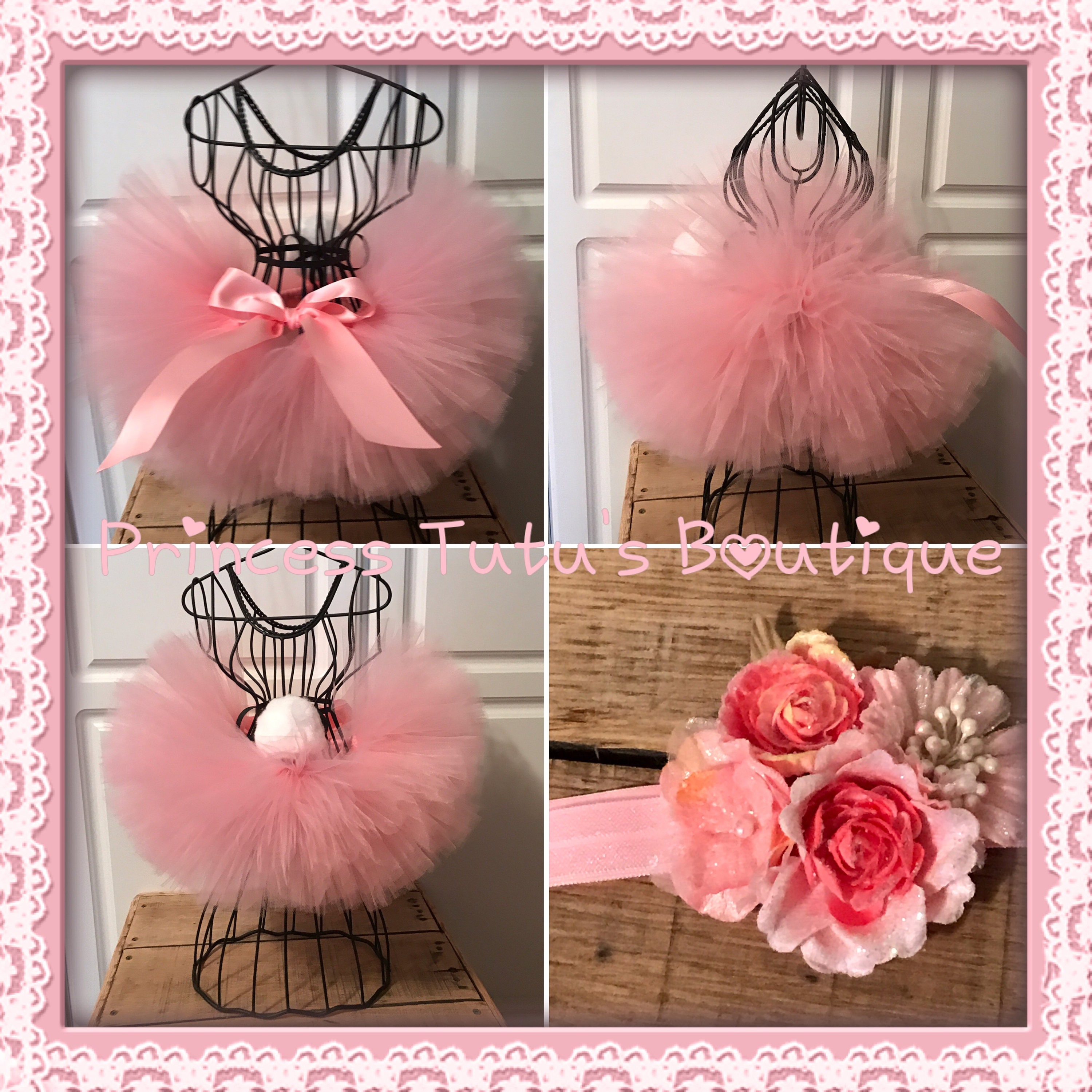 Pink Tutu Pink Newborn Tutu Pink Baby Tutu Tutus for - Etsy