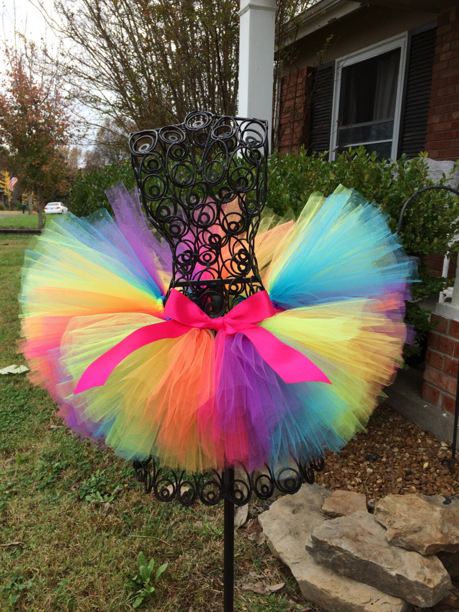 Rainbow tutu Rainbow Glitz Full Tutu Newborn | Etsy