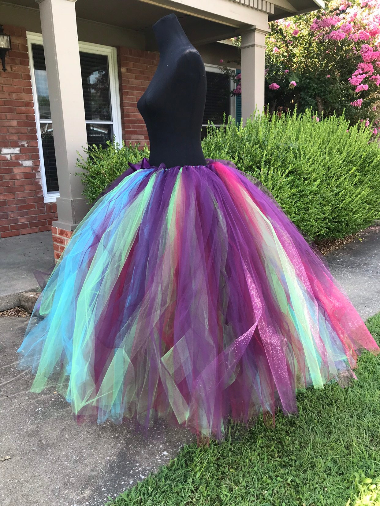 Extremely Full Tutu jewel Tone Waist up to 34 | Etsy