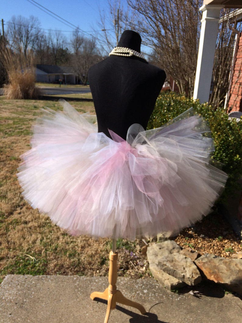 Shabby Vintage Dual Length Tutu for Waist 35" up to 45" Great for ...