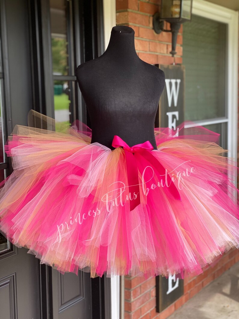 Light Pink and Fuchsia With Hints of Gold Adult Tutu Tutus | Etsy