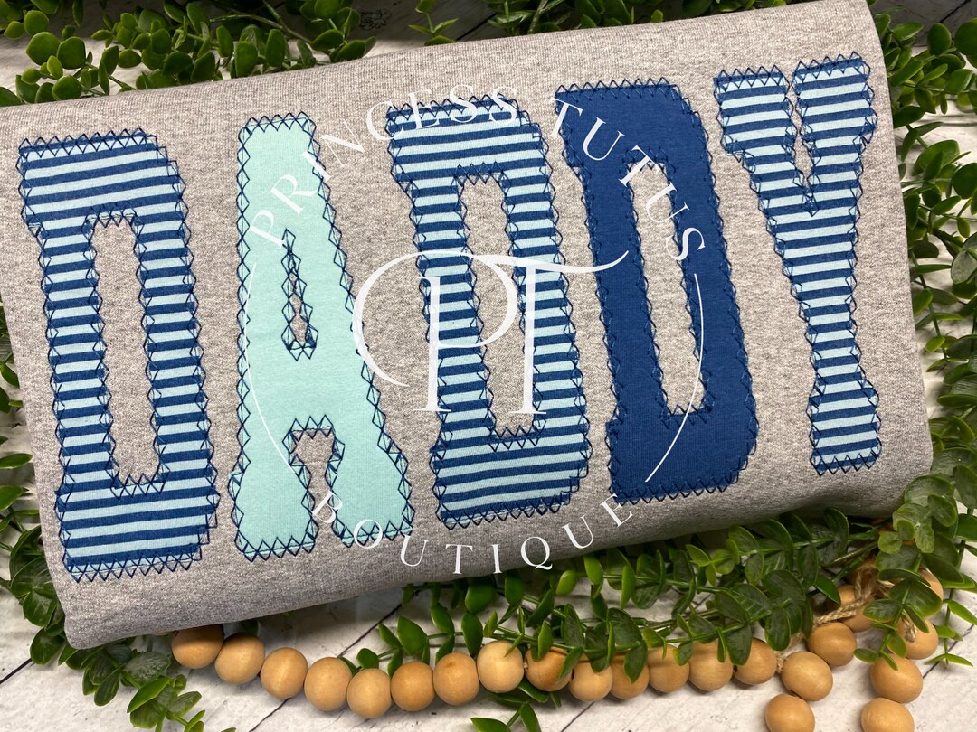 DADDY Keepsake Applique Crew Neck Sweatshirt, Made With the Fabric From ...