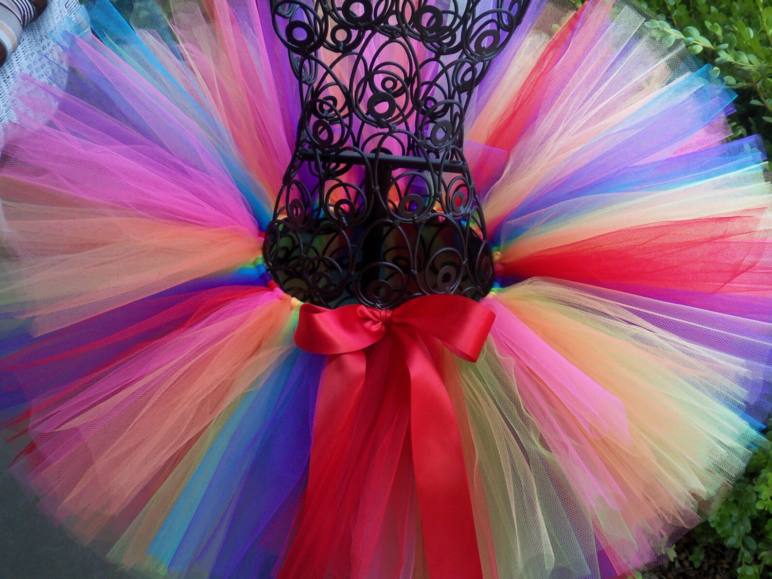 Tutus lillix Denise Rainbow Tutu Newborn Tutus - Etsy