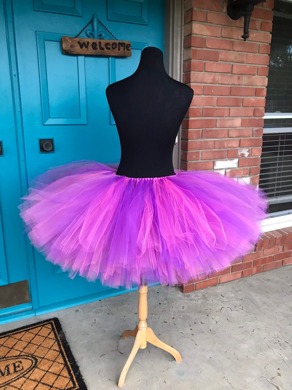Shocking Pink and Purple Adult Tutu, Bridal Tutu, Bachelorette Tutu ...