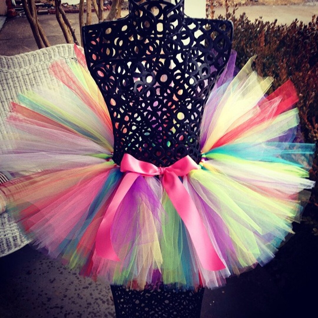 Multi Color Tutu candyland Tutu Great for Birthdays, Photography Prop ...