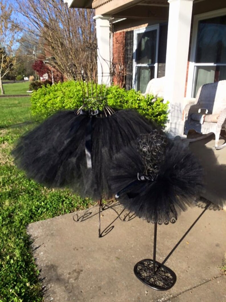 Solid Black Chic Extreme Adult Tutu for Waist up to 34 1/2" Great for ...