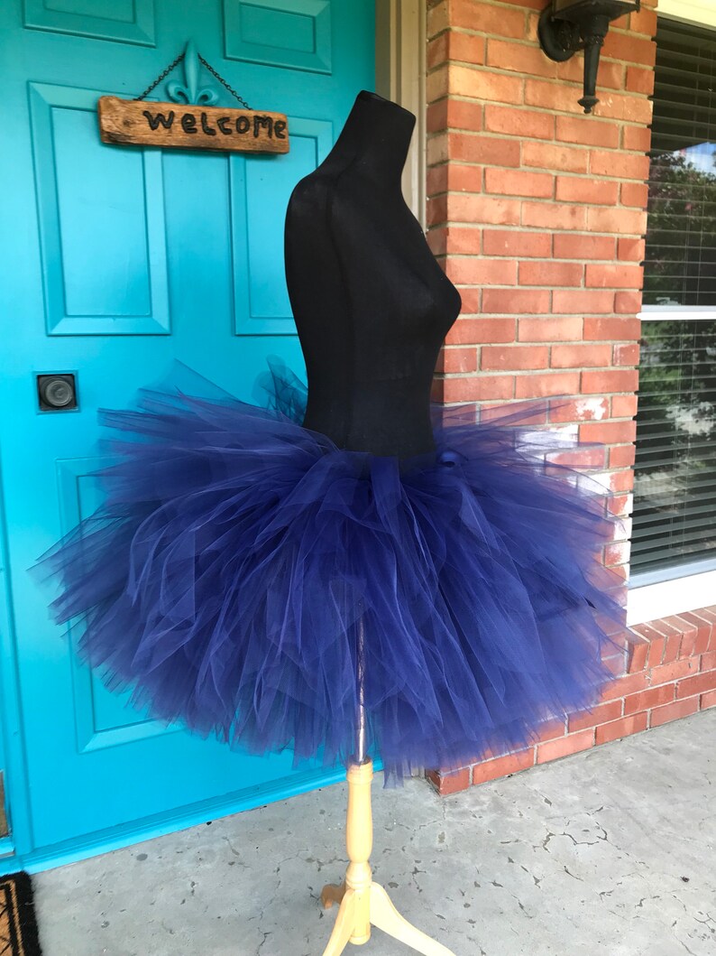 Solid Navy Adult Tutu for waist up to 34 1/2 great for | Etsy