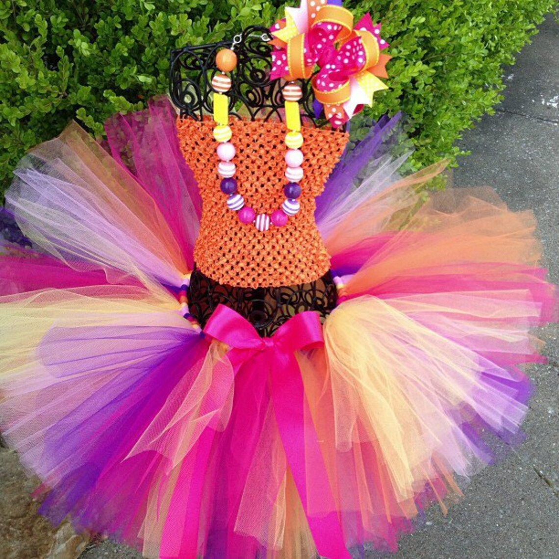Multi Colored Tutus, Summertime Tutu, Newborn Tutu, Baby Tutu, Flower ...