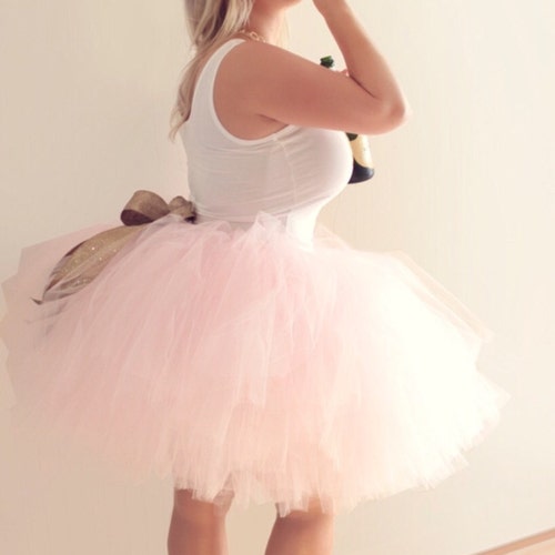 Light Pink Adult Tutu For Waist Up To 34 1 2 Great For Etsy