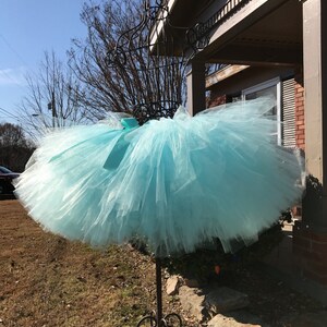 Solid Aqua Adult Tutu for Waist up to 34 1/2" Great for Halloween ...