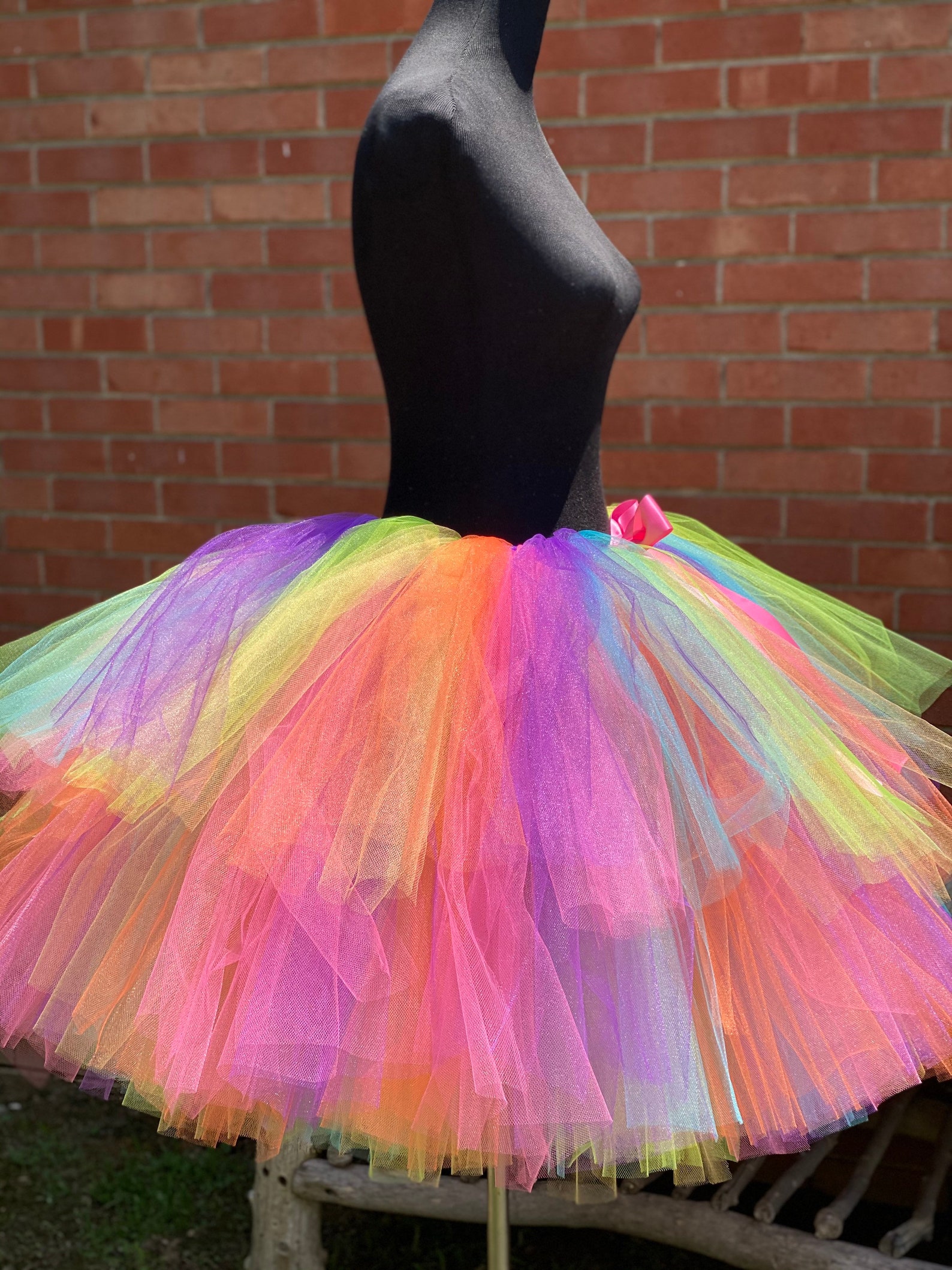Adult Rainbow Glitz II Tutu Adult Tutus Adult Rainbow Tutu | Etsy