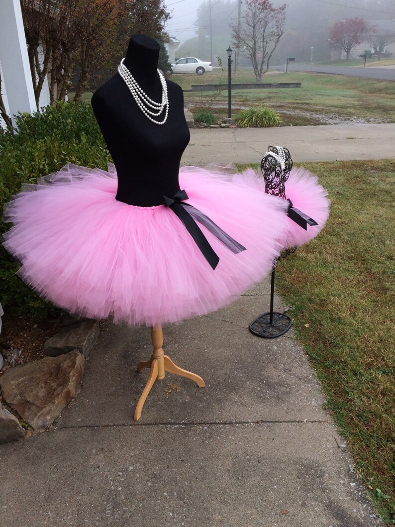 Extremely Full Solid Pink Tutu Waist up to 34 1/2" Great for Mommy and ...