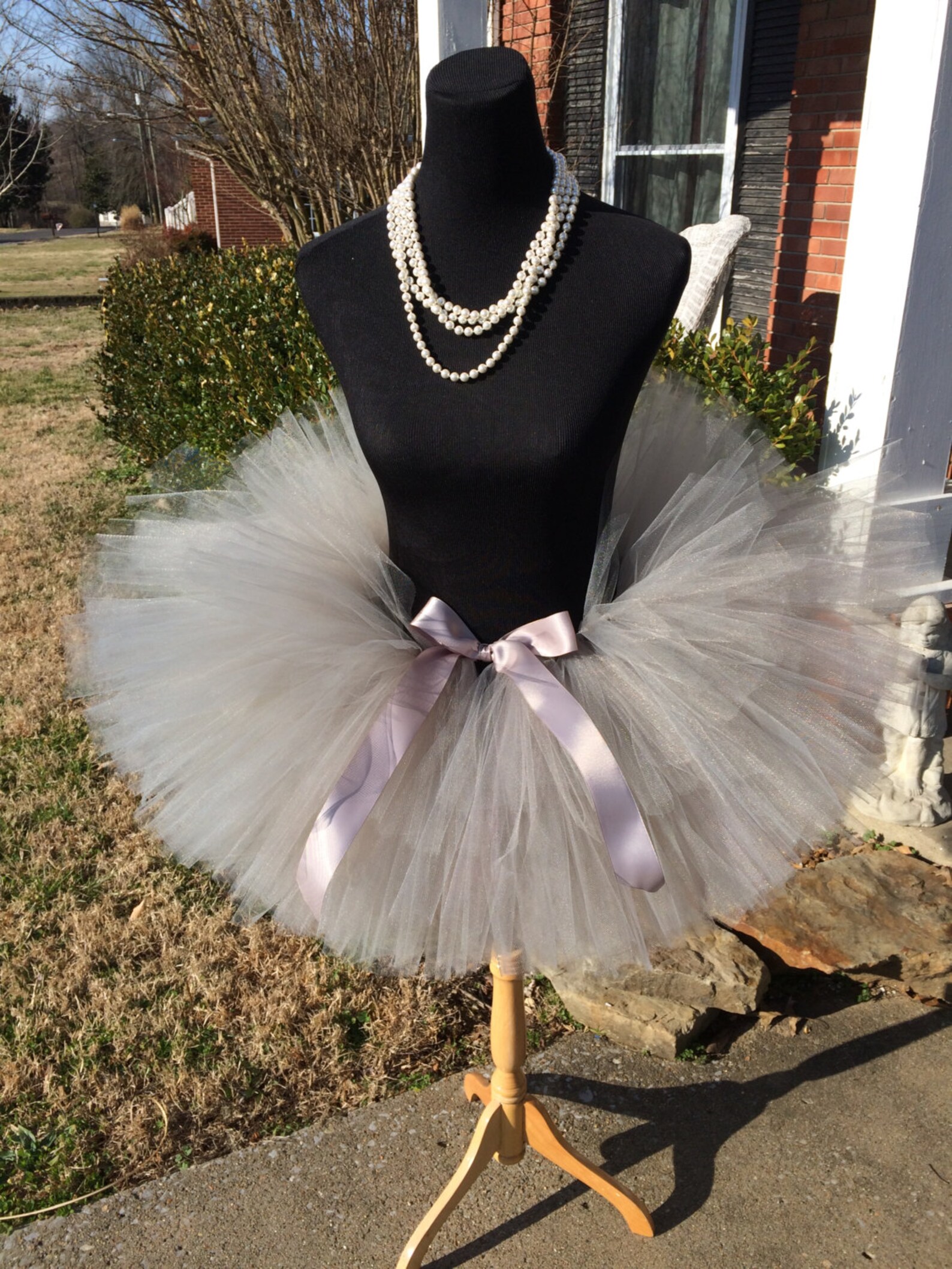 Solid Gray (silver) Adult Tutu, Maternity Tutu, Adult Tutu Skirt, Adult ...