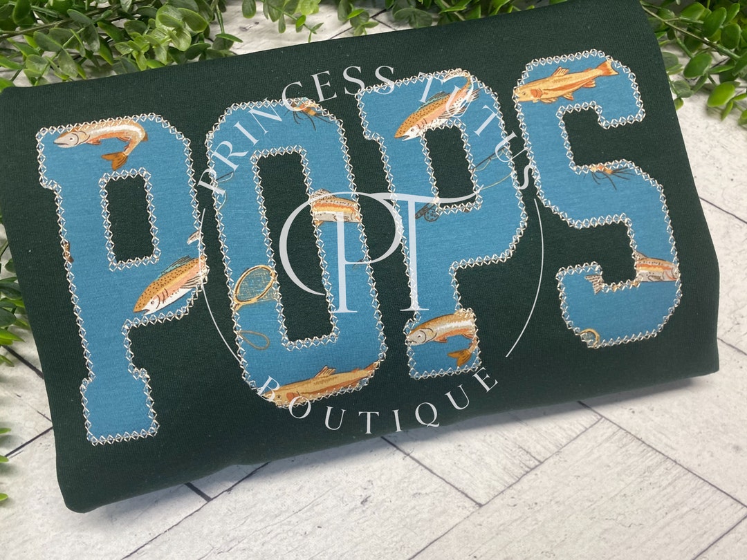 Custom Applique 'POPS' Sweatshirt, Keepsake Clothing - Etsy