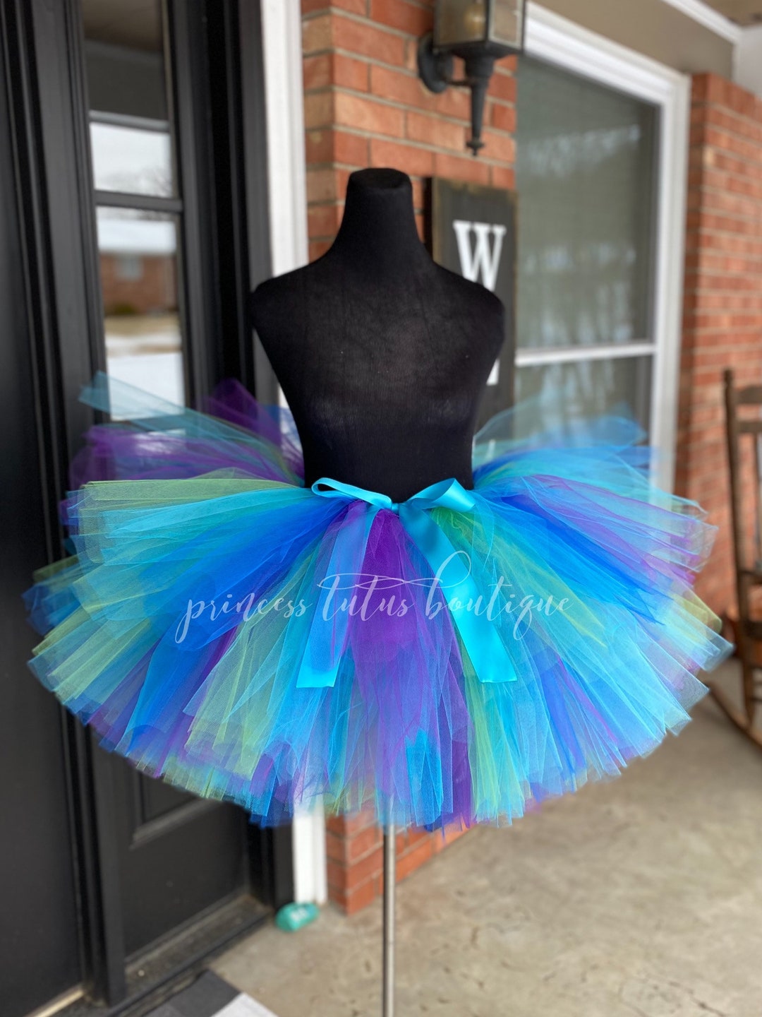 Adult Tutu, Oceanic Mermaid Themed Dual Length Tutu, Adult Cake Smash ...