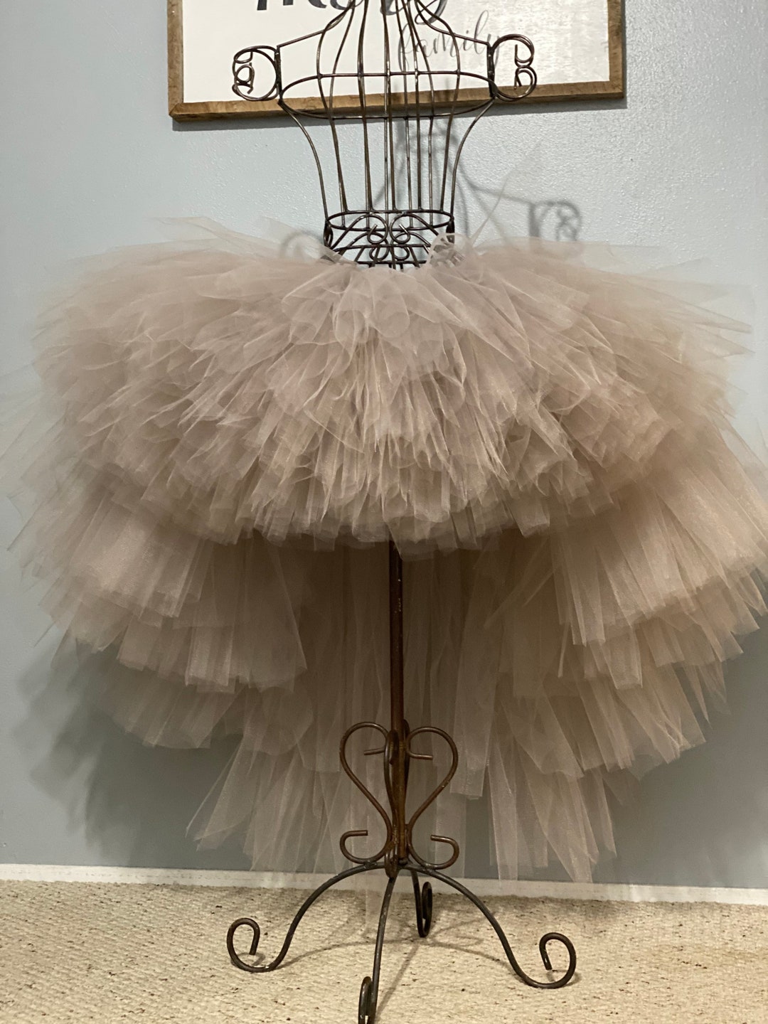 Silver Hi Lo Tutu, Bachelorette Tutus, Bridal Party Tutus, Bride to Be ...