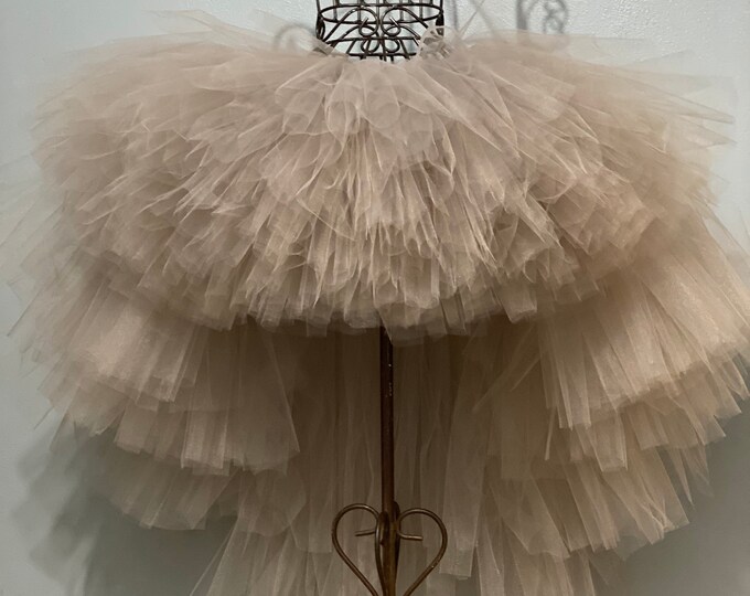 Silver Hi Lo Tutu, Bachelorette Tutus, Bridal Party Tutus, Bride to Be ...