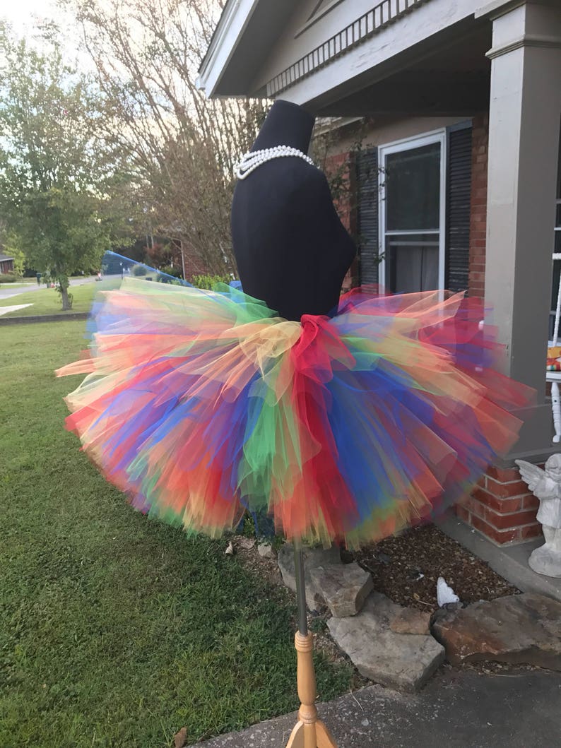 Adult Bright Primary Colored Tutu for Waist up to 34 1/2 - Etsy
