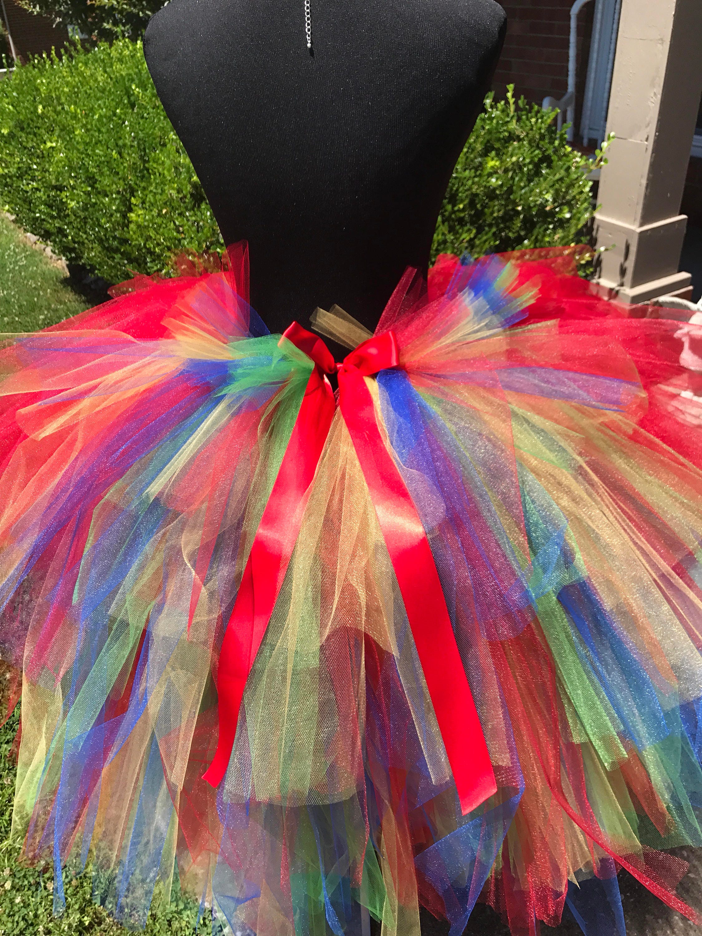 Adult Parrot Bustle Style Tutu, Hi-lo Tutu - Etsy