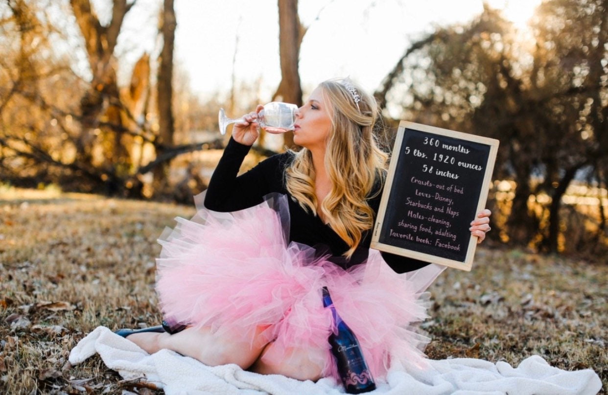 Two Tone Pink Adult Tutu, Maternity Tutu, Adult Tutu Skirt, Adult Cake ...
