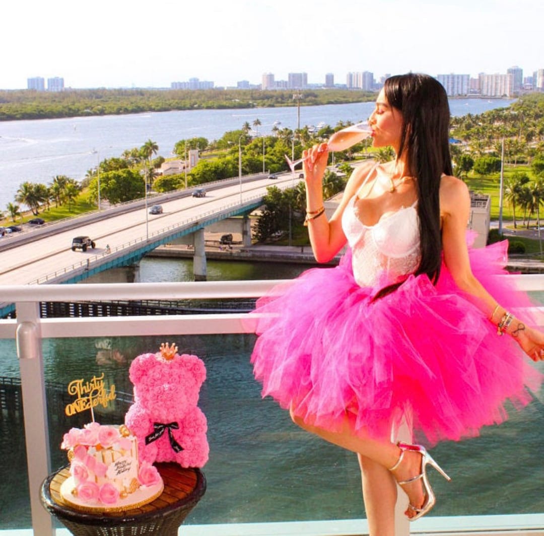 Adult Tutu, Hot Pink Tutu, Fuchsia Tutu, Cake Smash Tutu, Adult Fuchsia Tutu, Mommy and Me Tutu ...