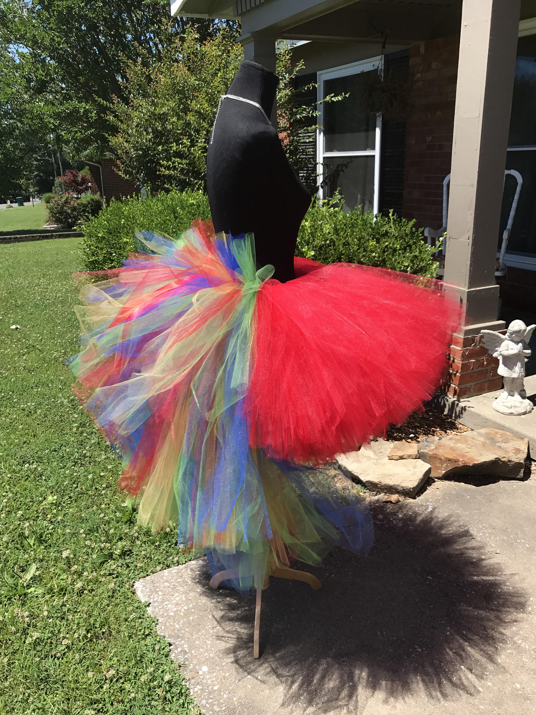 Adult Parrot Bustle Style Tutu Hi-Lo tutu | Etsy
