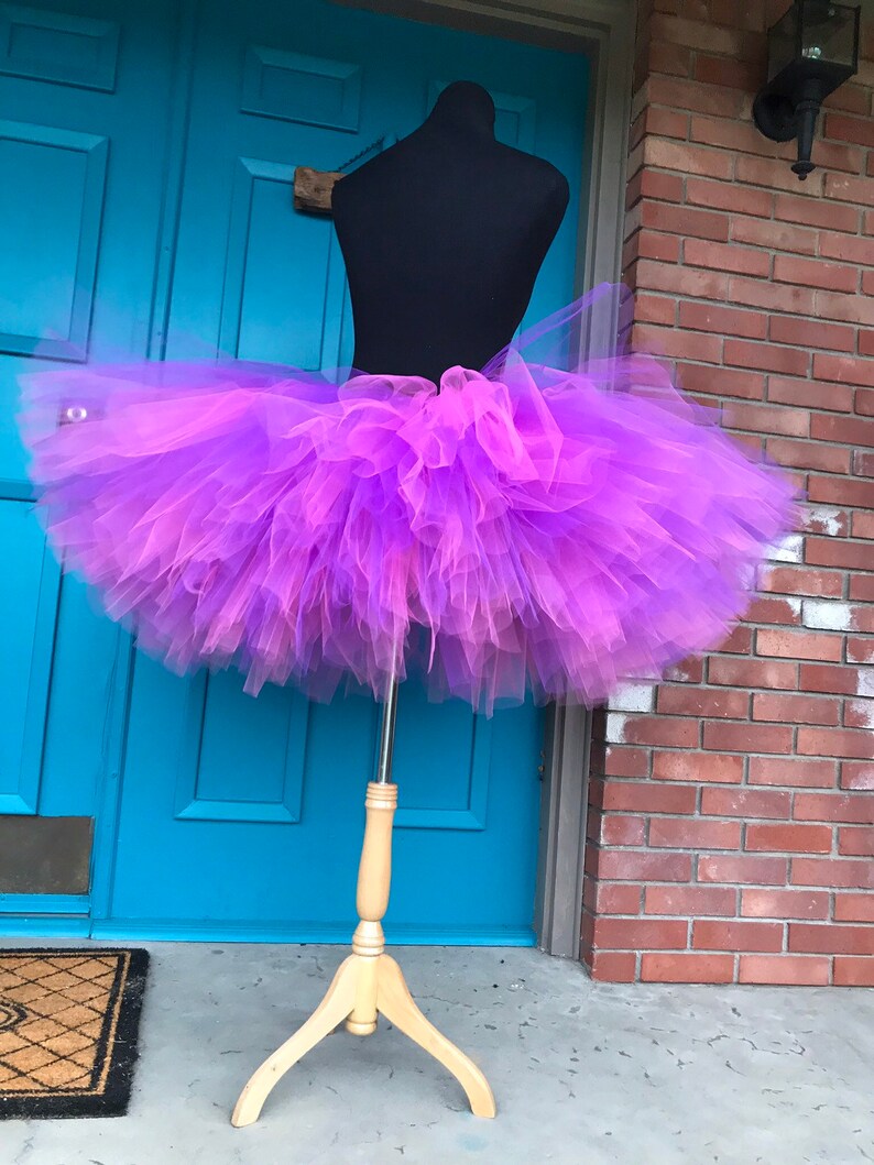 Shocking Pink and Purple Adult Tutu, Bridal Tutu, Bachelorette Tutu ...