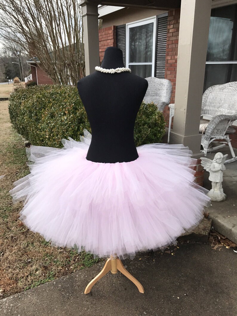 Light Pink Tutu With Silver Satin Ribbon Maternity Tutu Adult Tutu ...