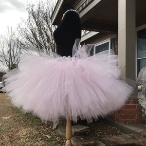 Light Pink Tutu With Silver Satin Ribbon Maternity Tutu Adult Tutu ...