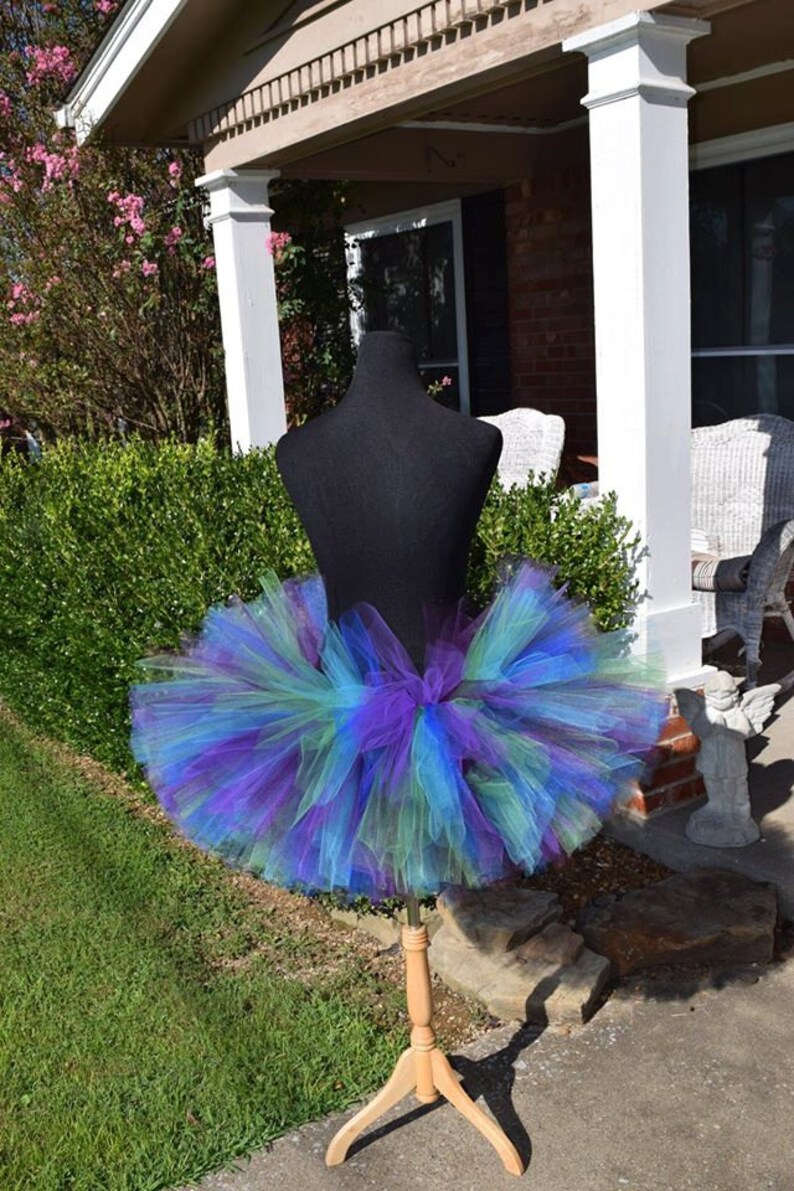 Peacock Adult Tutu for Waist up to 34 1/2" Our Vintage Peacock Tutu ...