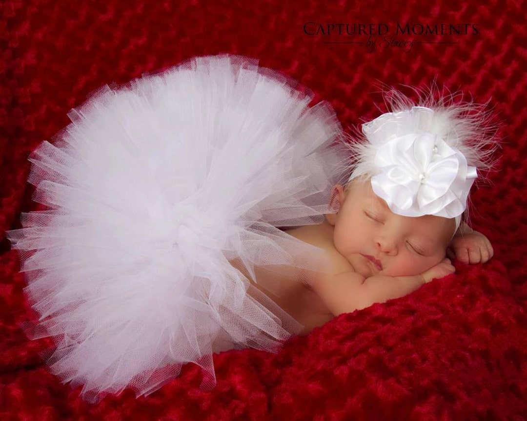 Simply White Tutu, Newborn Tutu, Baby Tutu, Tutus for Children, Flower ...