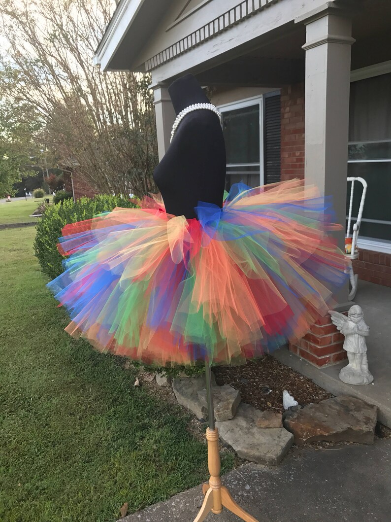 Adult Bright Primary Colored Tutu for Waist up to 34 1/2 - Etsy