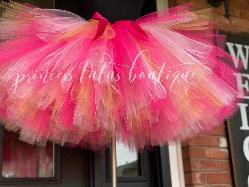 Light Pink and Fuchsia With Hints of Gold Adult Tutu Tutus - Etsy