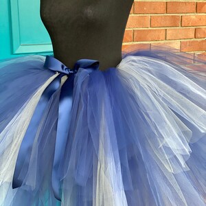 Navy Adult Tutu With Hints of a Silver and White Perfect for Those ...