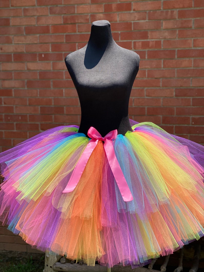 Adult Rainbow Glitz II Tutu Adult Tutus Adult Rainbow Tutu - Etsy