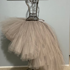 Silver Hi Lo Tutu, Bachelorette Tutus, Bridal Party Tutus, Bride to Be ...