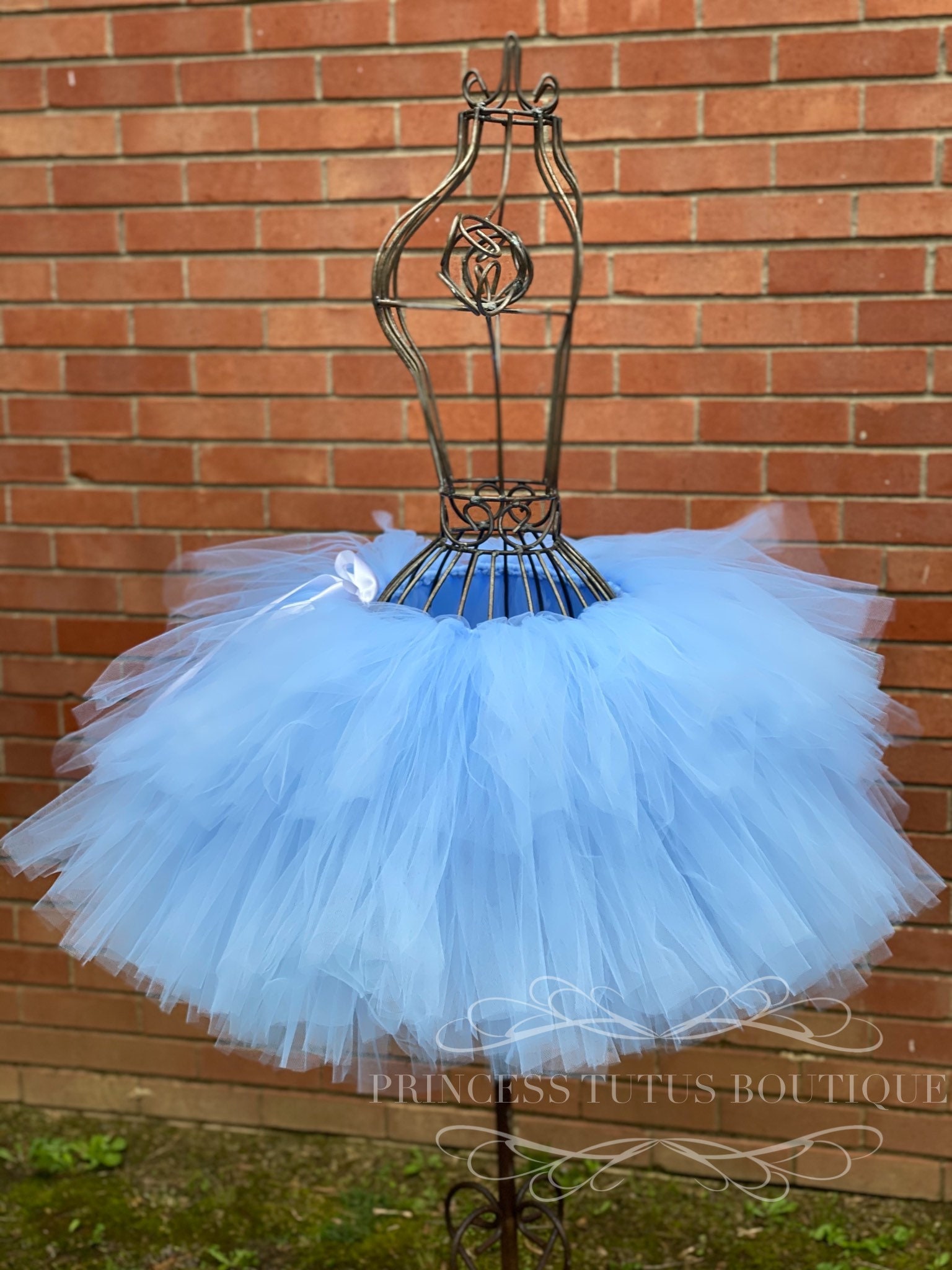 Copenhagen blue Adult Tutu for waist up to 34 1/2 great | Etsy