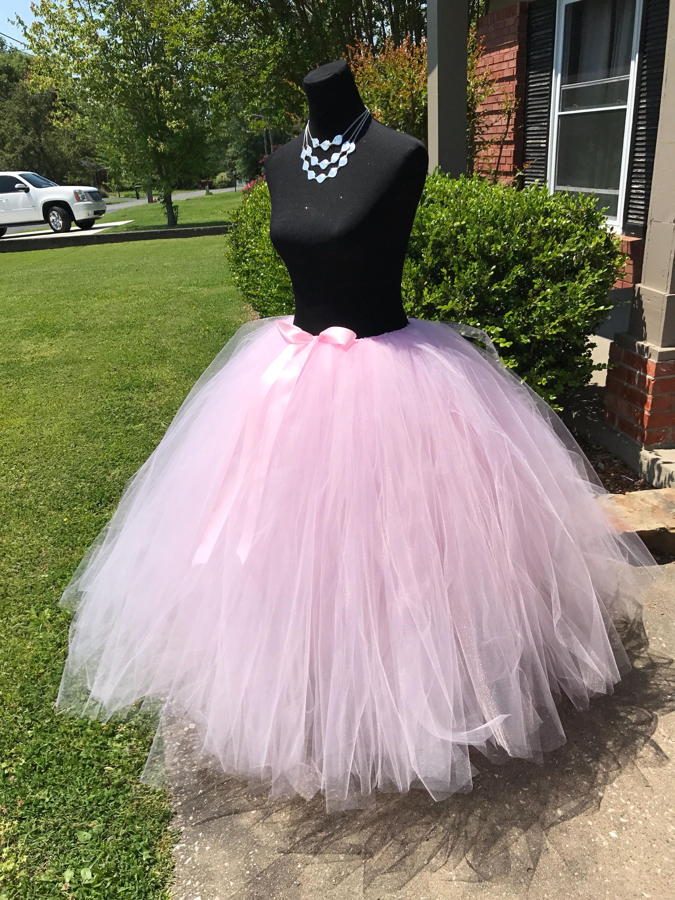 Light Pink Bridal Tutu Maternity Tutu Adult Tutu Skirt Etsy