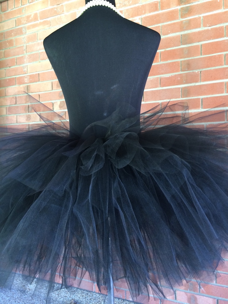 Solid Black Adult Tutu Bridal Tutu Bachelorette Tutu Adult Etsy